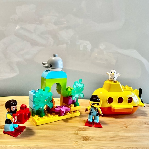 Lego | Toys | Lego 910 Duplo Submarine Adventure Set With 2 Minifigures ...